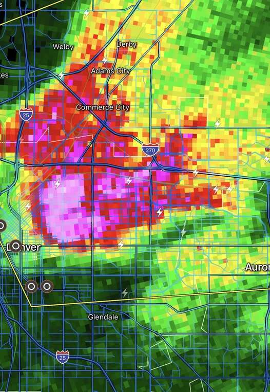 Denver Hail Storm Report June 1st 2026